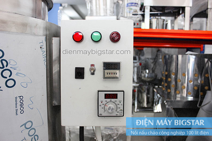 Nồi nấu cháo công nghiệp 100 lít - Loại 1 an toàn 100%, không khê