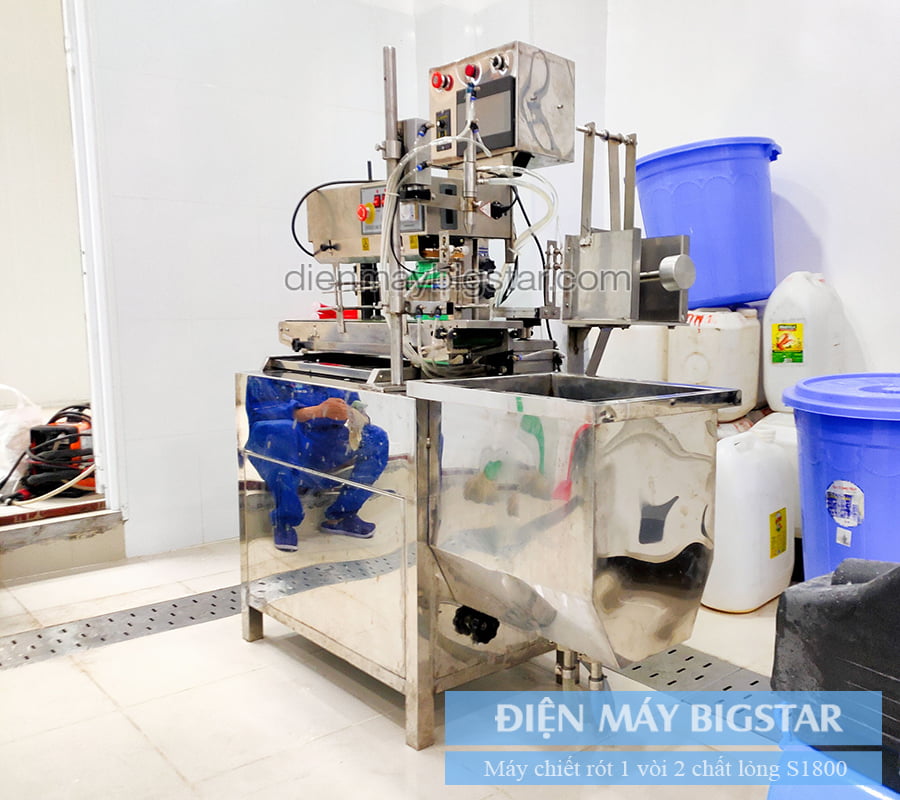 Máy chiết rót 1 vòi 2 chất lỏng S1800 - Điện máy BigStar