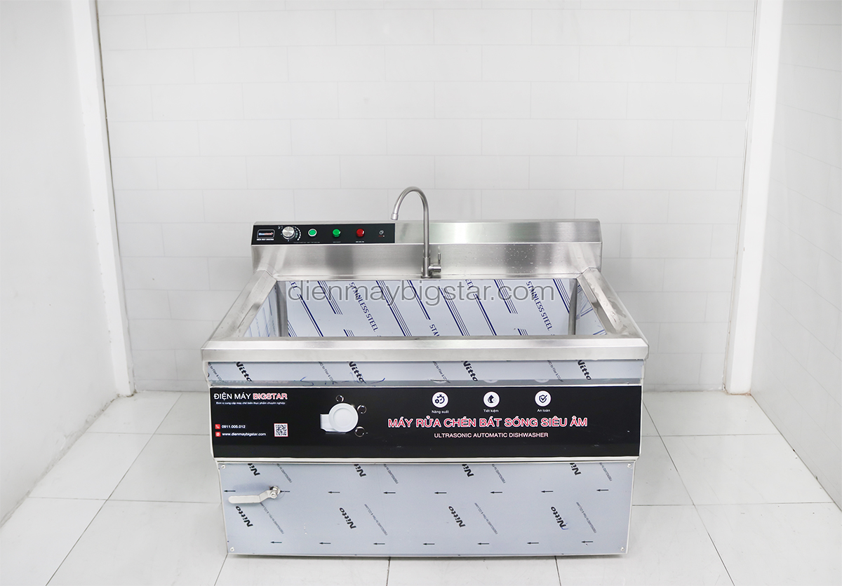 Máy rửa chén siêu âm chậu đơn JK-C120A tiện lợi, hiện đại