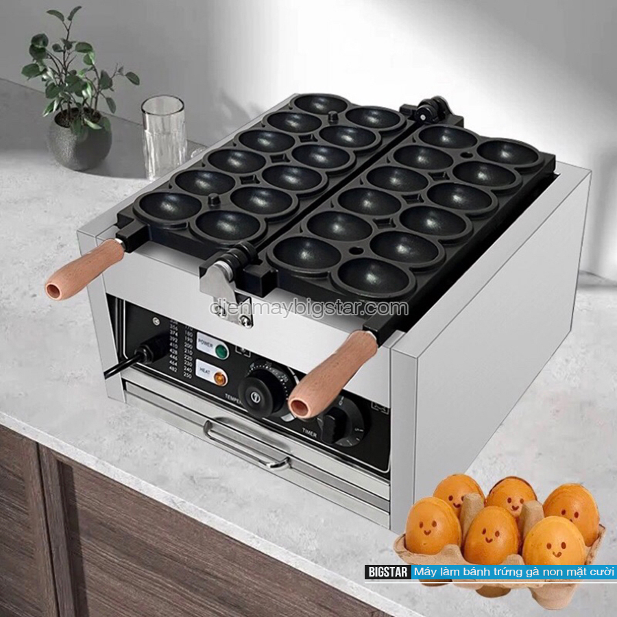 Máy làm bánh trứng gà non mặt cười SS-FM12S