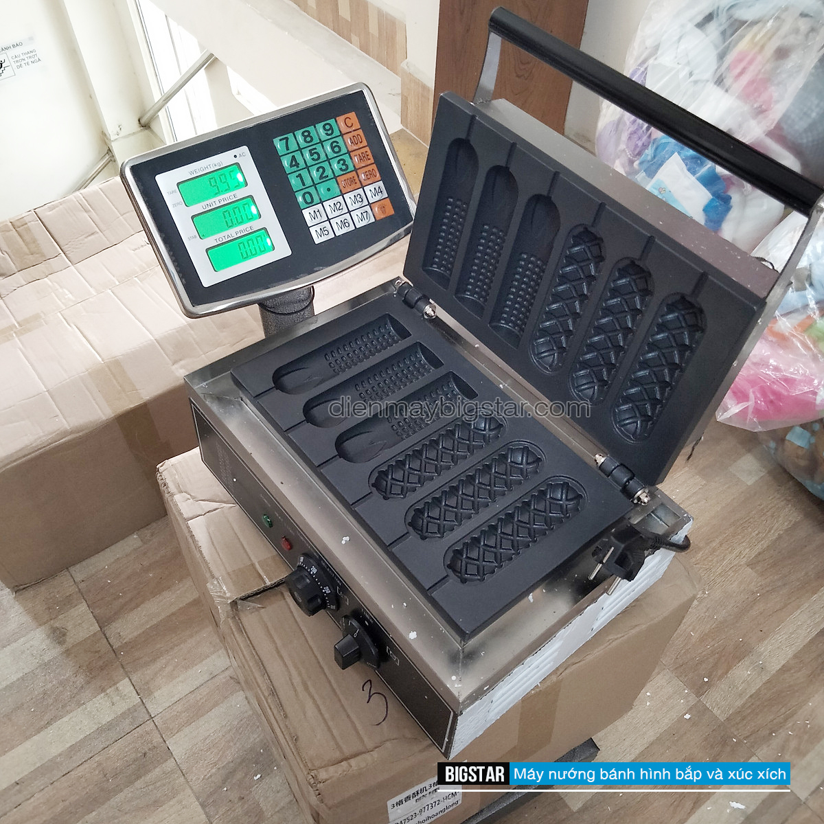 Máy nướng bánh hình bắp và xúc xích - Điện máy BigStar