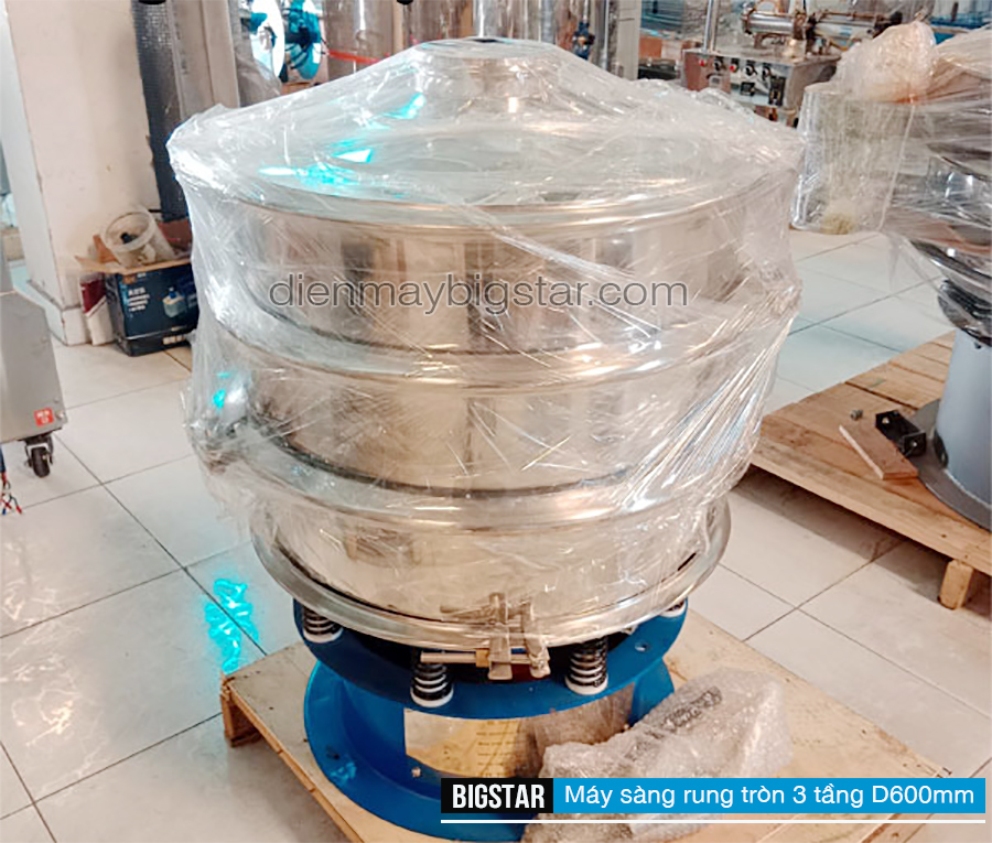 Máy sàng rung tròn 3 tầng D600mm - Điện máy BigStar