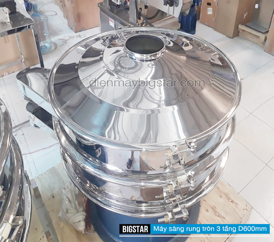 Máy sàng rung tròn 3 tầng D600mm - Điện máy BigStar