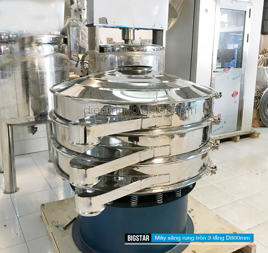 Máy sàng rung tròn 3 tầng D800mm - Điện máy BigStar