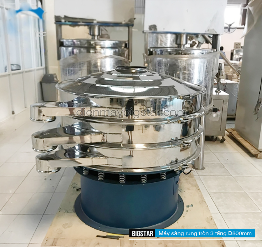 Máy sàng rung tròn 3 tầng D800mm - Điện máy BigStar