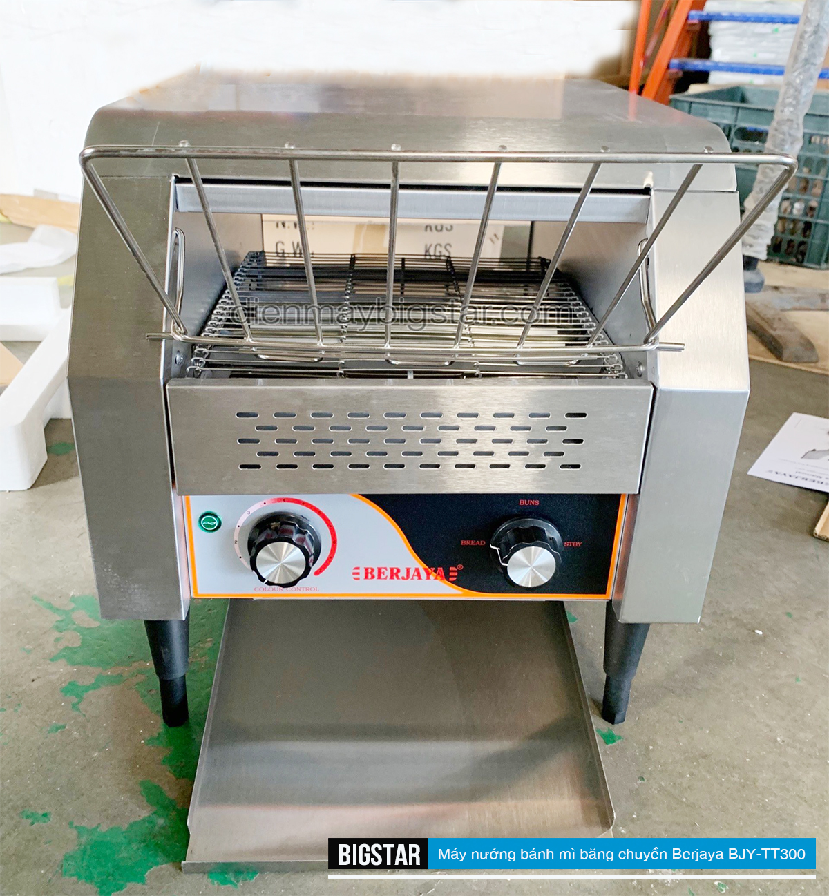 Máy nướng bánh mì băng chuyền Berjaya BJY-TT300 - Điện máy BigStar