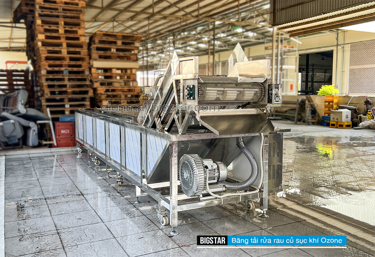 [ĐƠN HÀNG] MÁY RỬA RAU CỦ BĂNG TẢI CÔNG NGHIỆP GIAO TẠI LONG AN - Điện ...