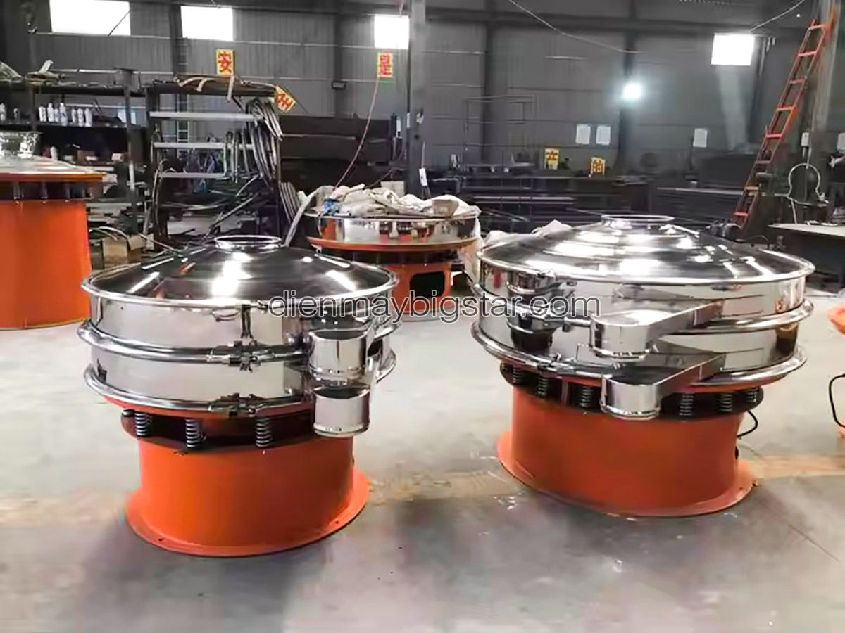 Máy sàng rung tròn 2 tầng D600 - Sàng lọc hiệu quả