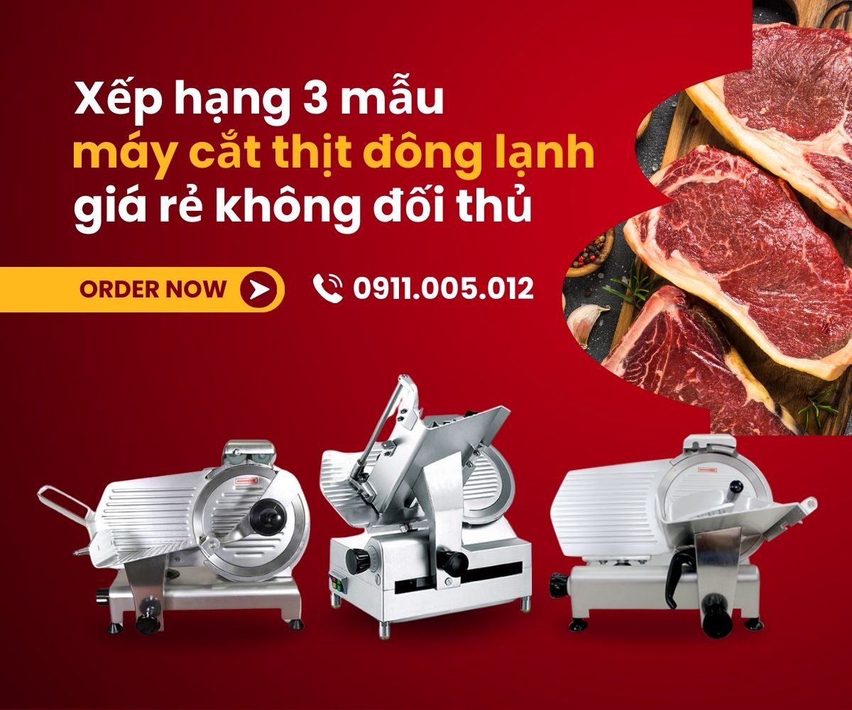 Xếp hạng 3 mẫu máy cắt thịt đông lạnh giá rẻ không đối thủ